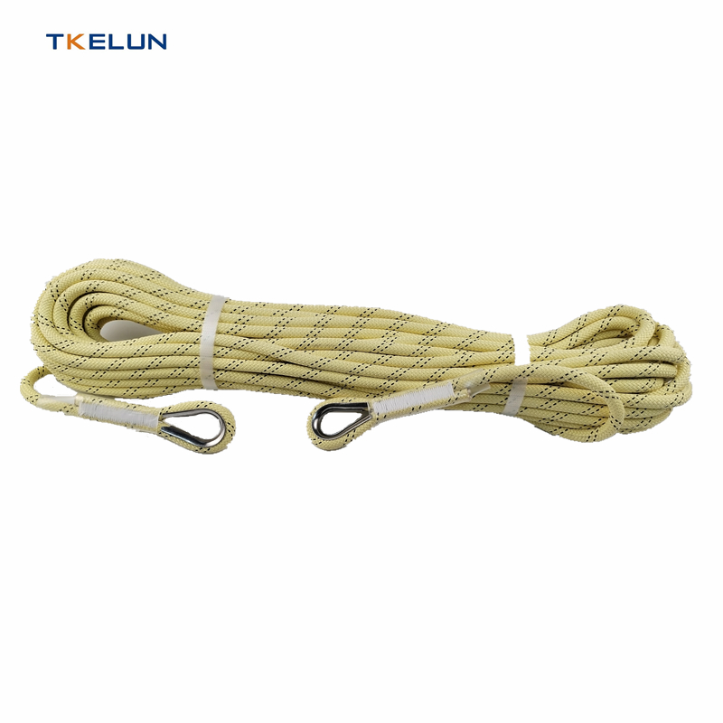 Aramid Static Safety Rope Fire Resistance High Strength