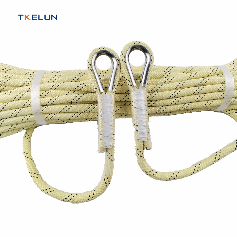 Aramid Static Safety Rope Fire Resistance High Strength