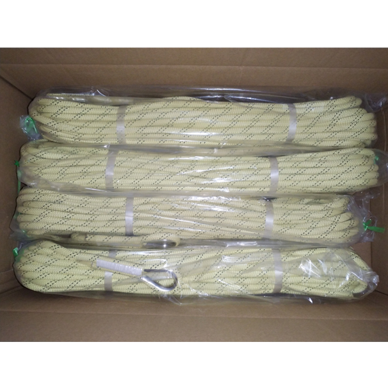 Aramid Static Safety Rope Fire Resistance High Strength