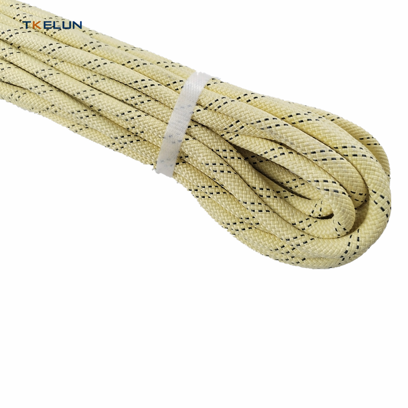 Aramid Static Safety Rope Fire Resistance High Strength